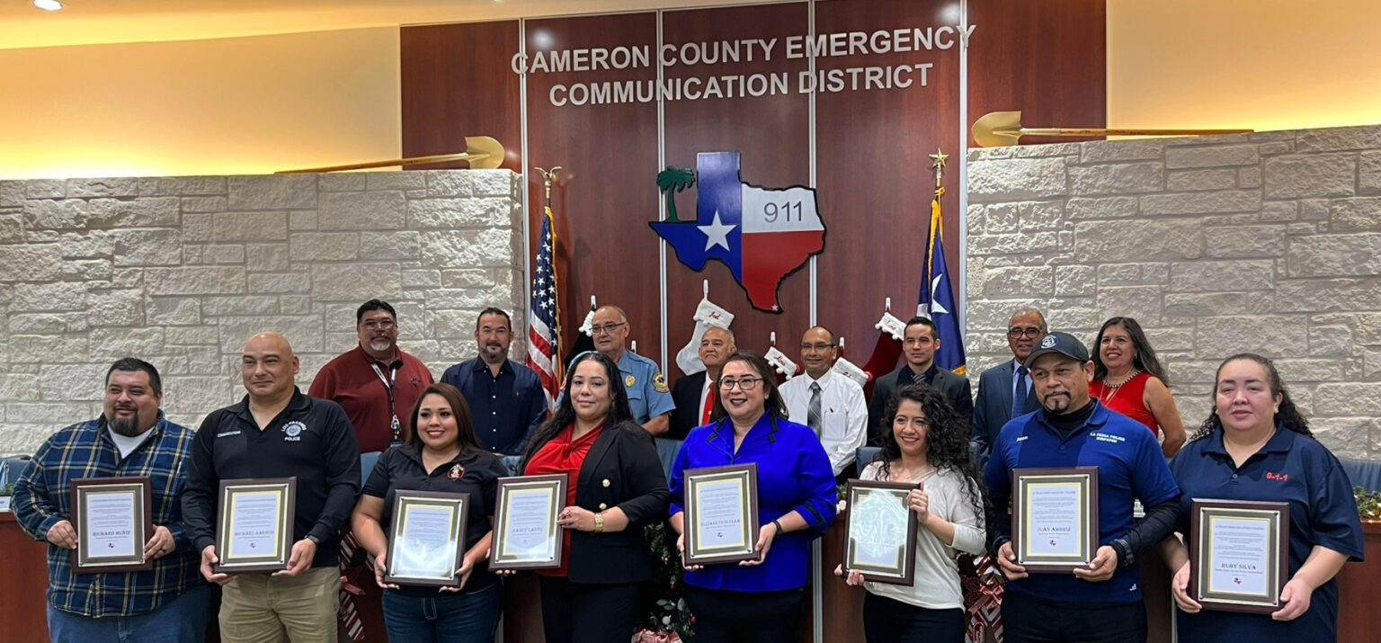2022 Telecommunicator of the Year - Cameron County 911